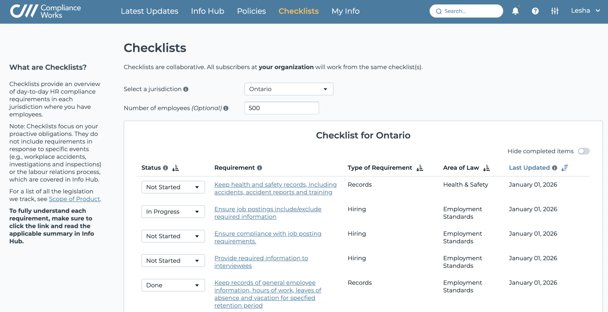 2026 HR Law Check-Up: 5 Requirements to Review - Сompliance Works